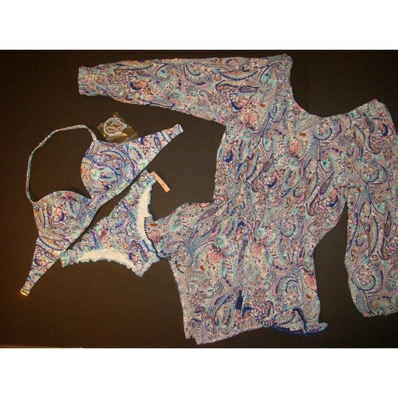 Victoria's Secret | Swim | Victorias Secret Bikini 36ddm Itsyl Cover Up ...